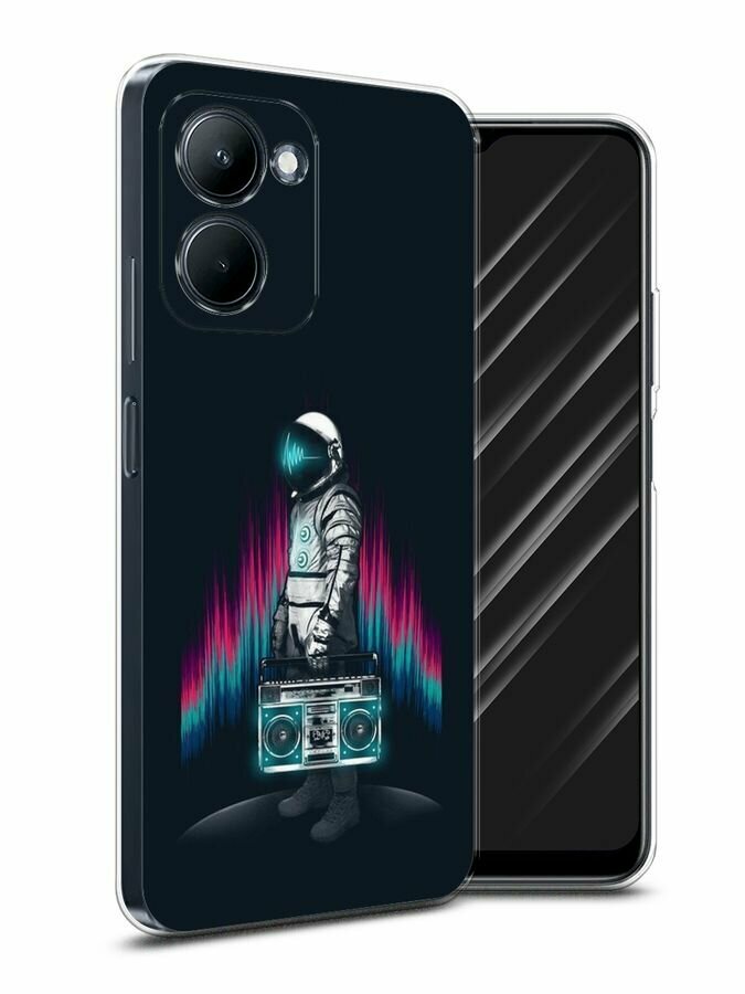 Чехол на Realme C33 / Реалми С33 с принтом "Космическая вечеринка"