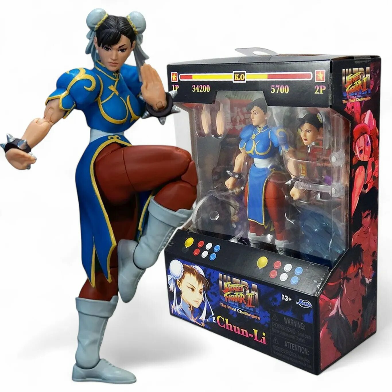 Фигурка Чун Ли из игры «Ultra Street Fighter II» от Jada Toys, коллекционная