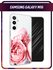 Чехол на Samsung Galaxy M16 / Самсунг Галакси М16 с принтом "Пионы на белом"