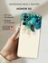 Силиконовый чехол на Honor 30 / Хонор 30 с принтом Перья голубого цвета