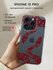 Чехол на Apple iPhone 15 Pro / Айфон 15 Про с принтом "Силуэты змей 7"