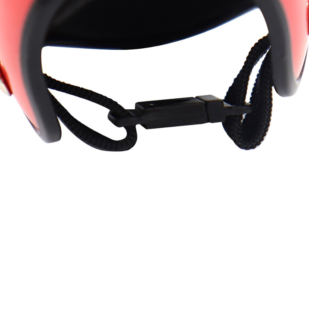 Мультяшный куриный шлем, маленький шлем для домашних животных, регулируемая безопасность для птицы