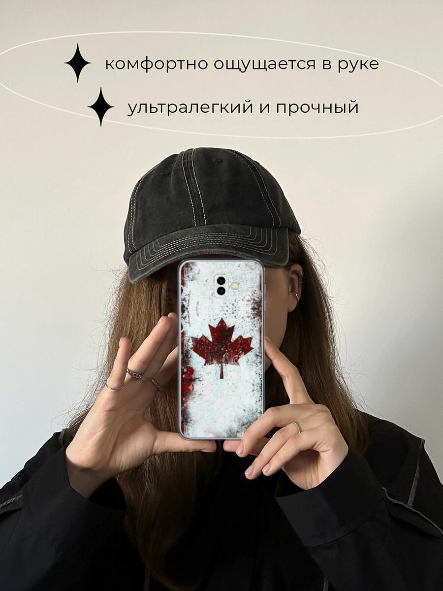 Чехол на Samsung Galaxy J6 + / Самсунг Галакси J6 Плюс 2018 с принтом "Канада" — фото 1