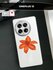 Чехол на OnePlus 13 / Ван Плас 13 с принтом "Оранжевый цветок", прозрачный
