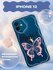 Чехол на Apple iPhone 12/12 Pro / Айфон 12 с принтом "Pink", прозрачный