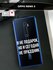 Чехол на Oppo Reno 2 / Оппо Рено 2 с принтом "Я не подарок", прозрачный
