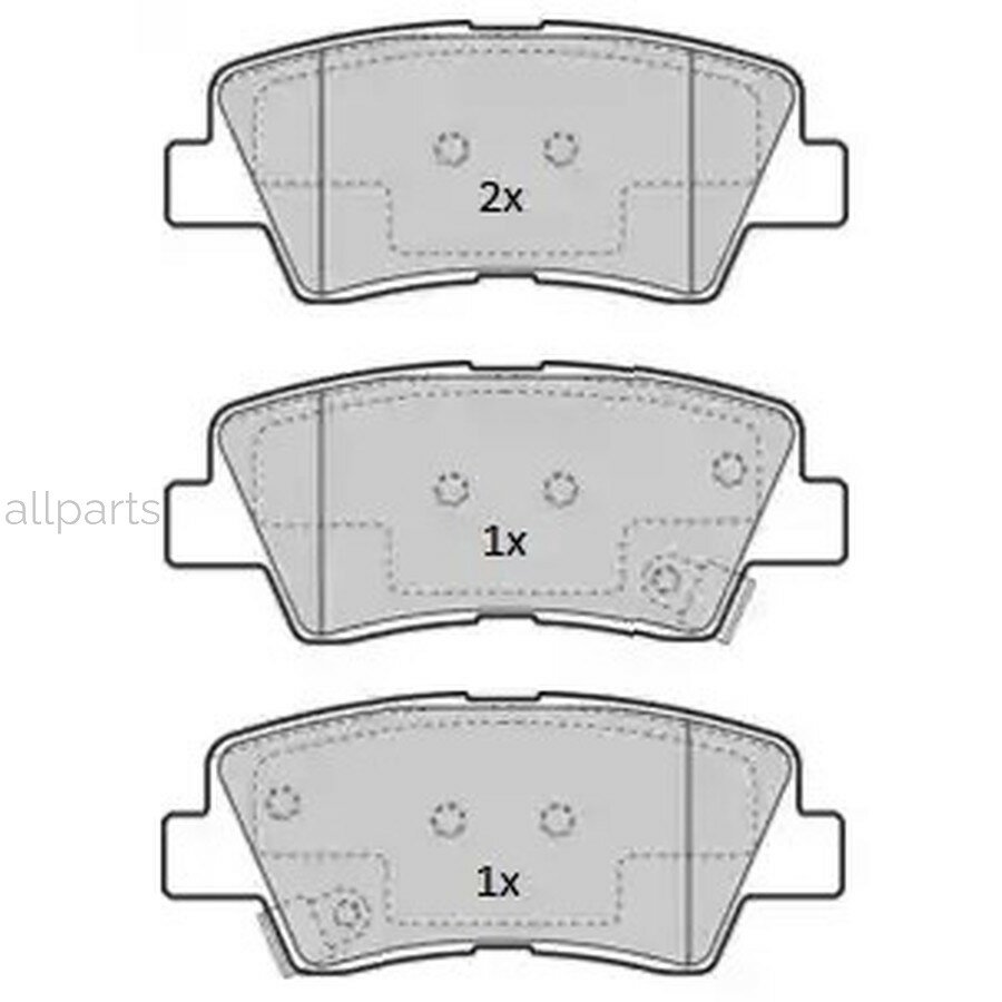 FREMAX FBP1846 колодки дисковые задние!\ Hyundai Elantra/Solaris/Accent, Kia Soul all 09>