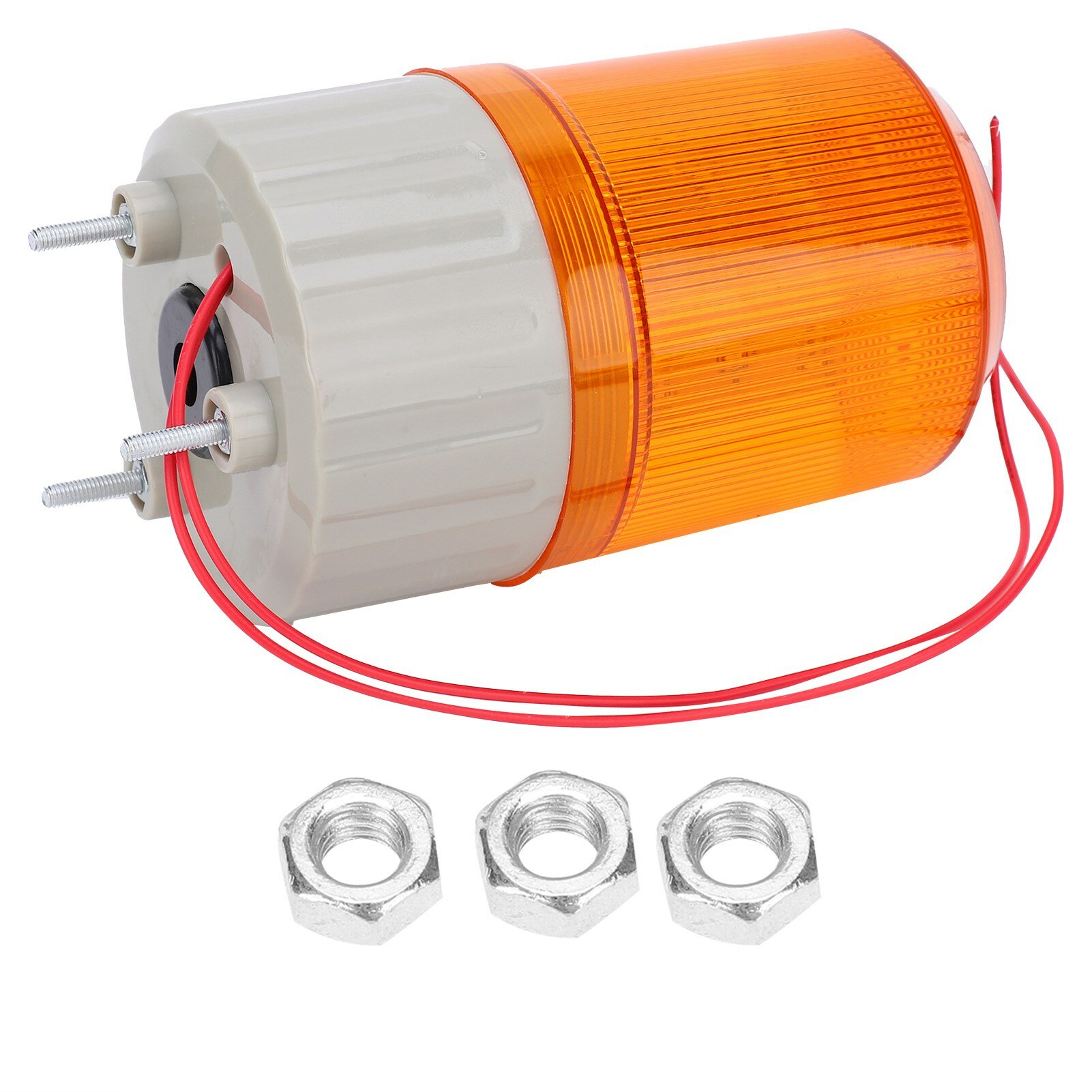 Аварийная сигнальная лампа BERM со светодиодной подсветкой, звуком и светом, BEM-1081J, 220 В, желтая.