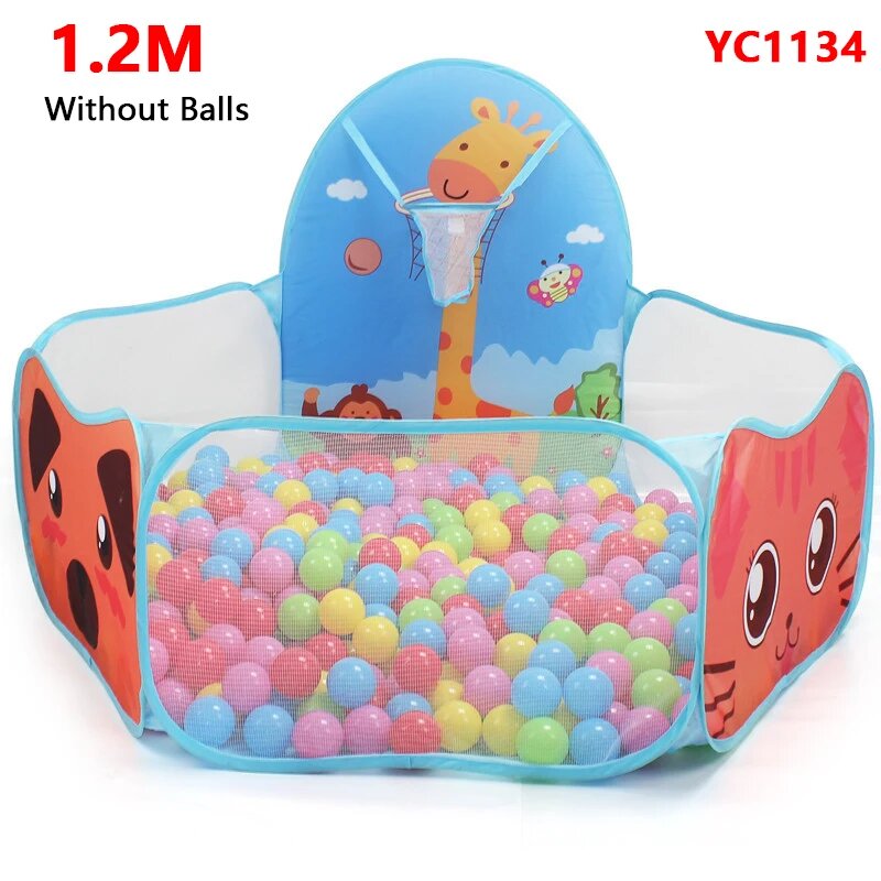 Детский бассейн NNNB "Giraffe Pool", 1.2 м, экологичная ткань, без мячей