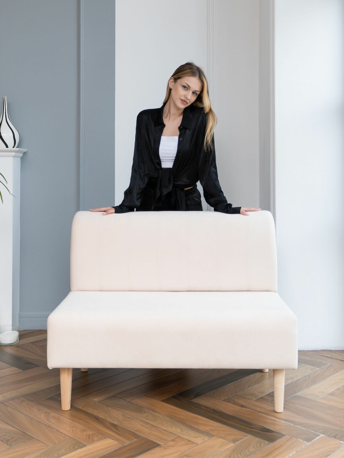 Банкетка со спинкой