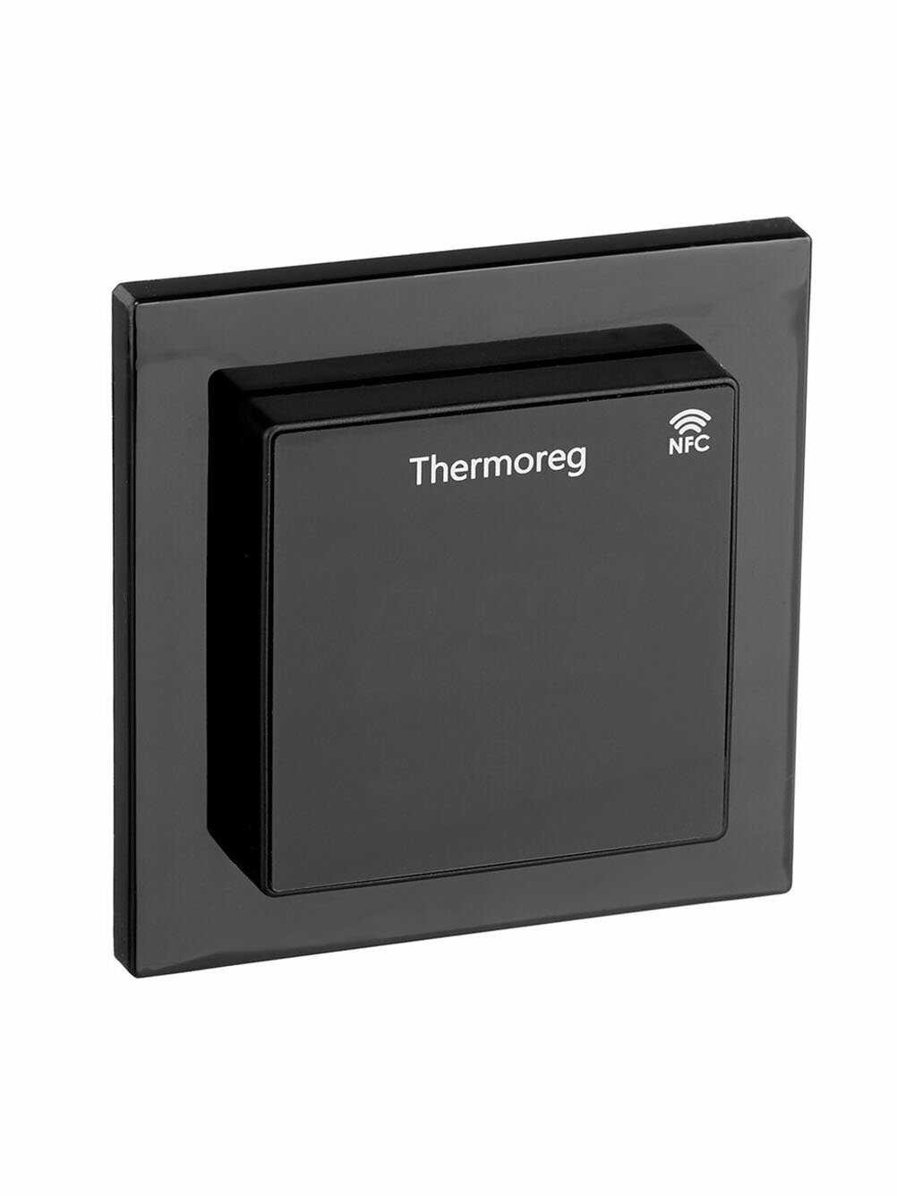 Терморегулятор электронный сенсорный для теплого пола TI-700 NFC черный с поддержкой NFC
