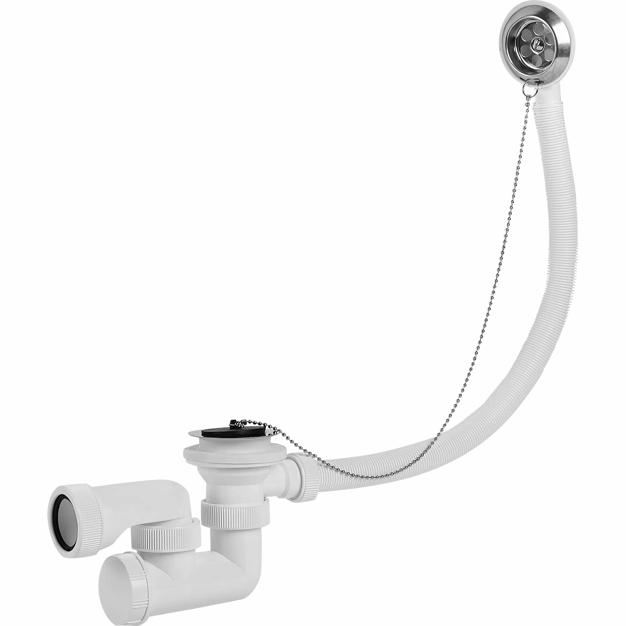 Сифон для ванны Equation с выпуском и ревизией долговечное сантехническое решение