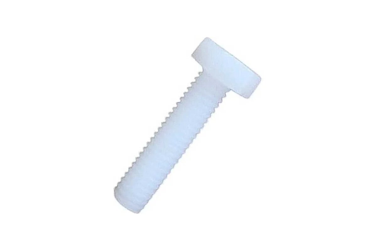 23 Болта полиамидный DIN 933 8x30 мм, пластиковый крепеж, 50 шт БП830933Ф50