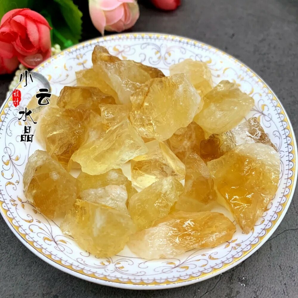 Brazil натуральный топаз необработанный минеральный кристалл 100 г для коллекции и декора, StyleB