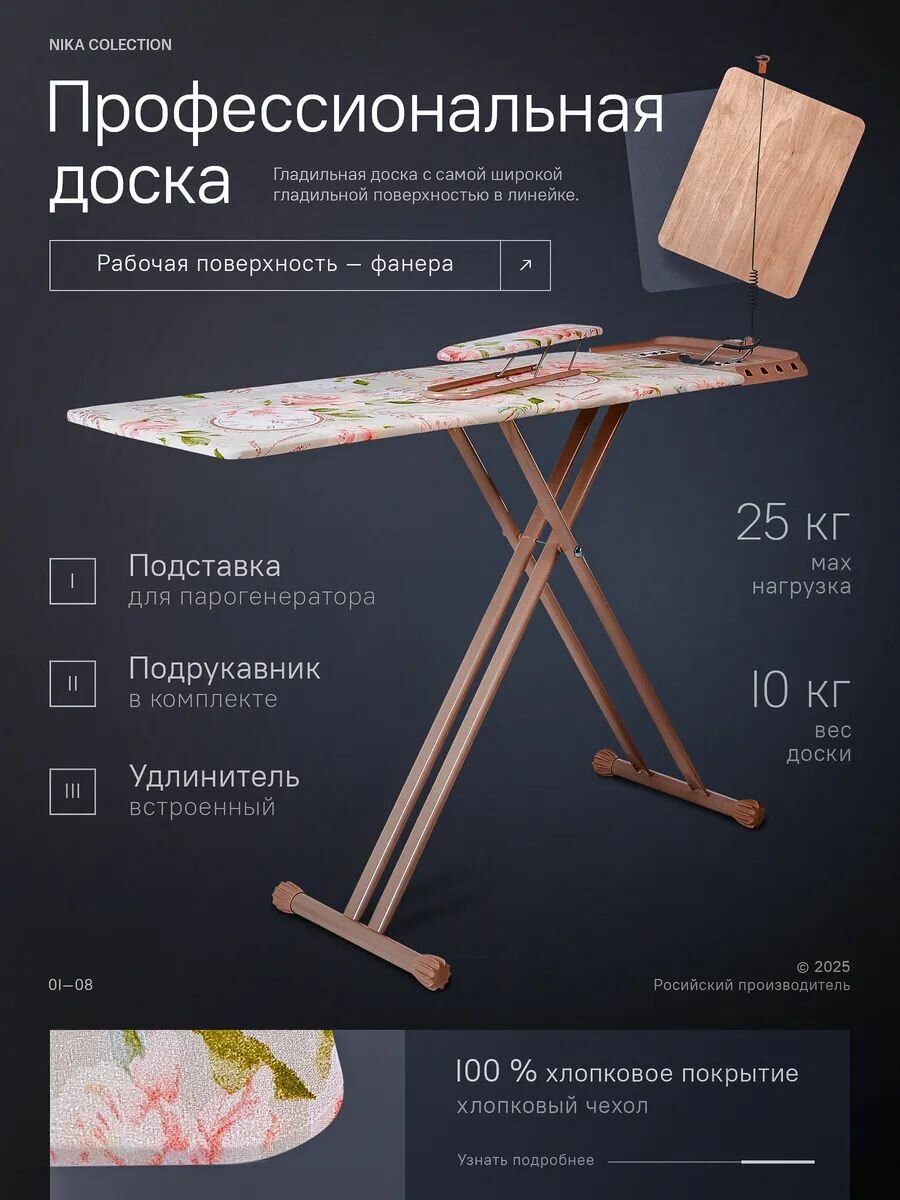 Доска гладильная Ника 15