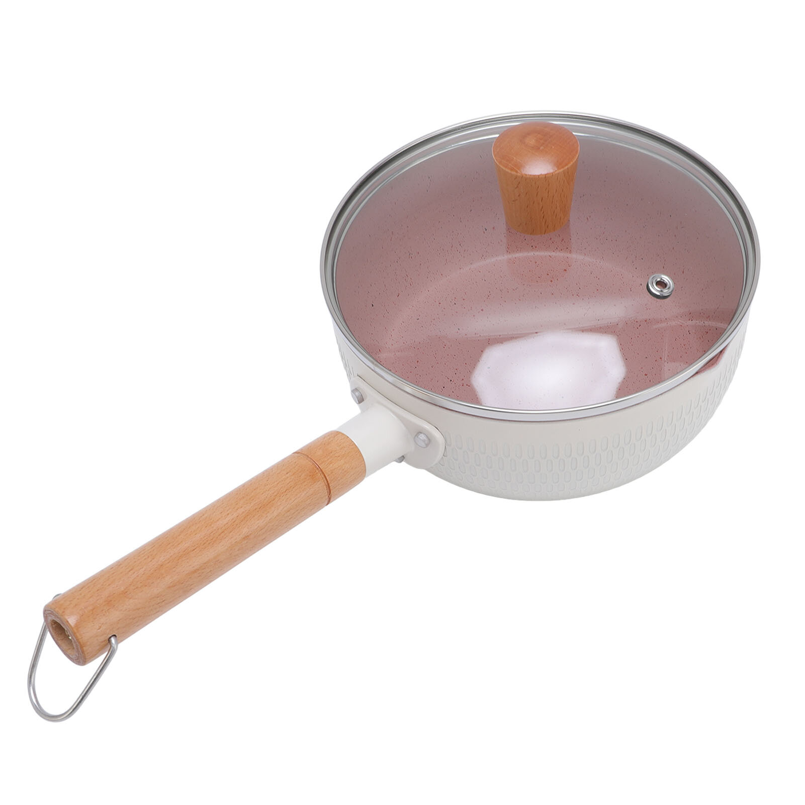 Небольшая кастрюля с антипригарным покрытием, многоцелевая, устойчивая к высоким температурам, кастрюля для приготовления пищи для дома 20 см / 7,87 дюйма