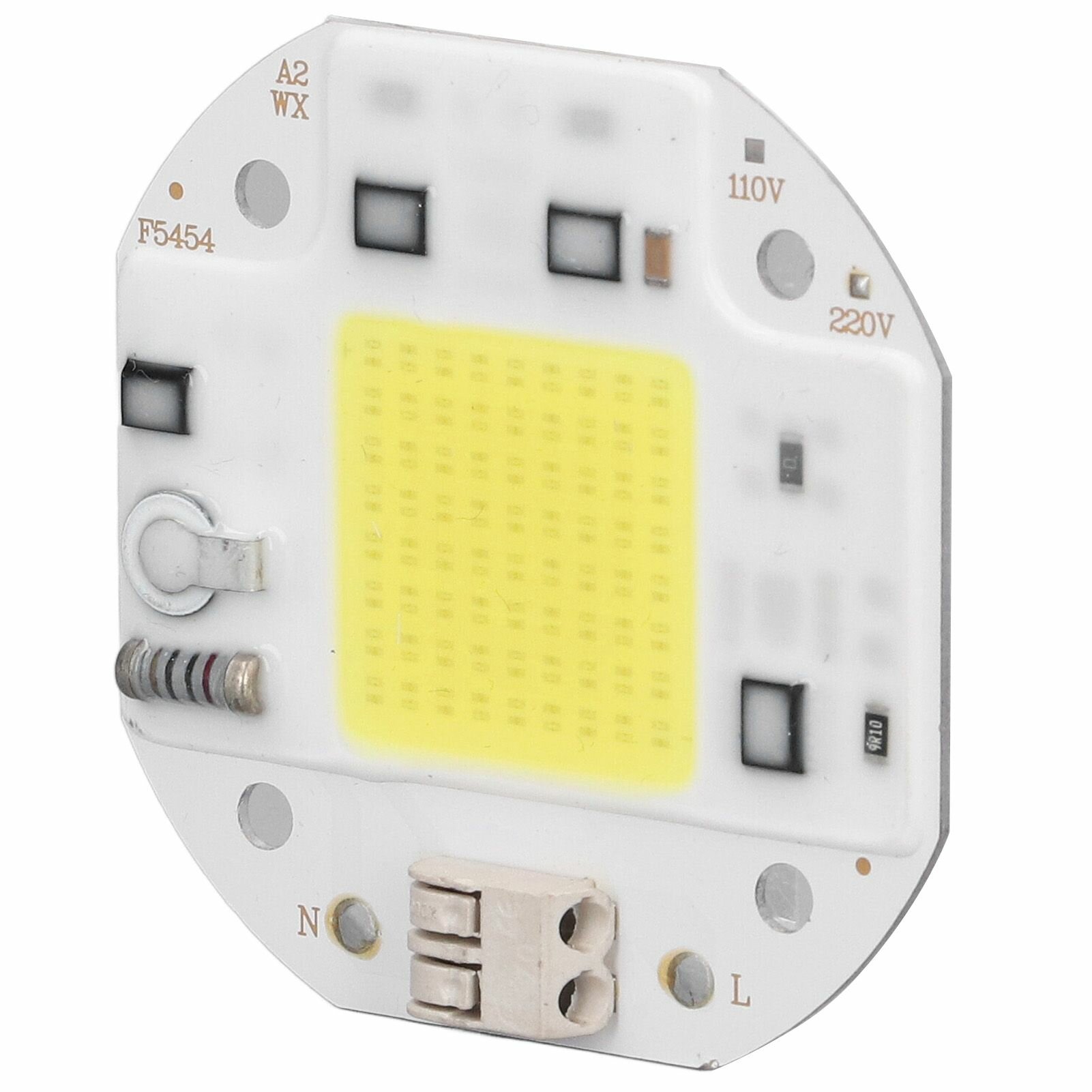 COB лампа из бисера, светодиодный чип высокой мощности, высокая яркость, бесплатный привод для лампы DIY, прожектор, внутреннее освещение, 220 В, 70 Вт, холодный белый, 5800 К-6500 К