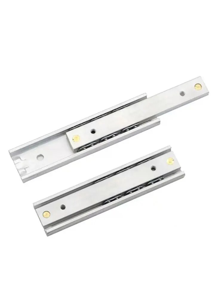 Стальные микро-выдвижные направляющие 16 мм L100mm