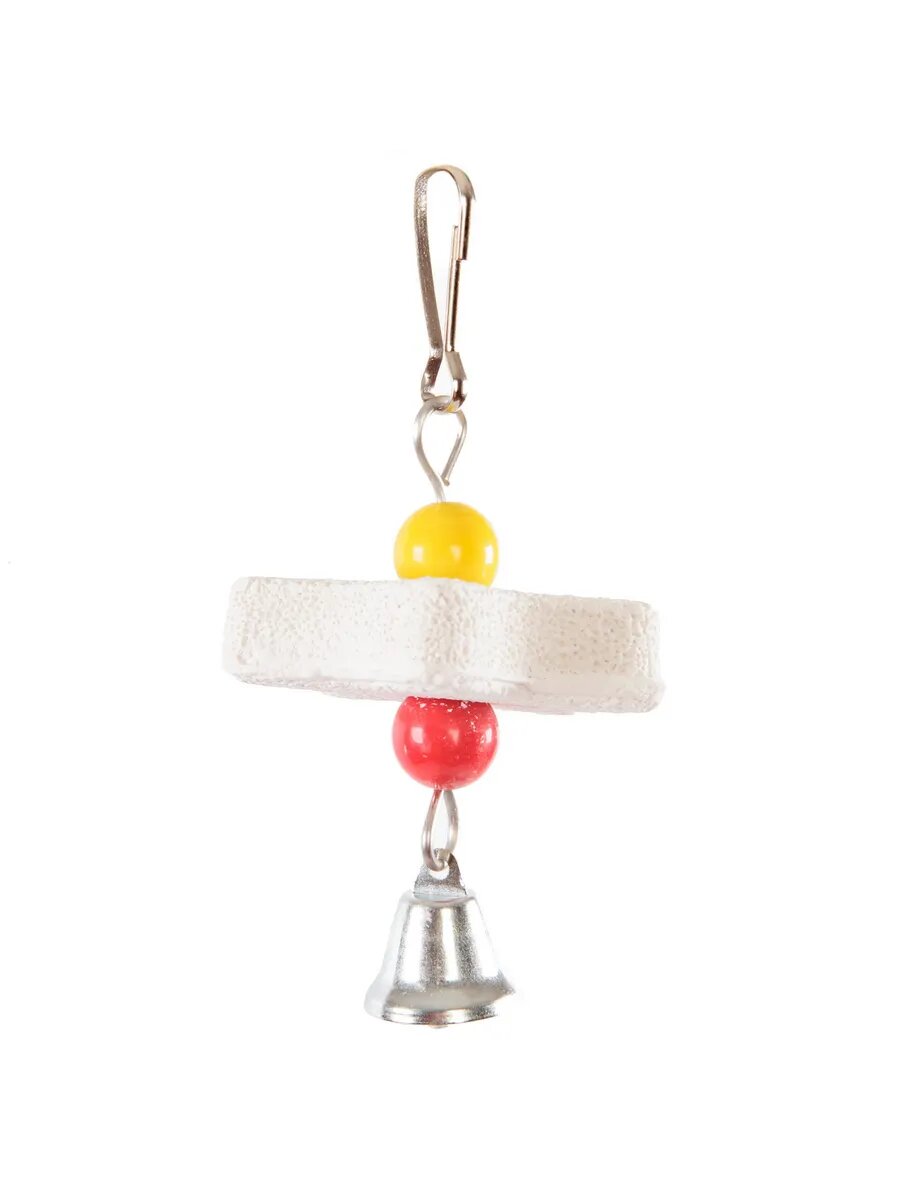 Игрушка для птиц минеральная Звёздочка 14х6см