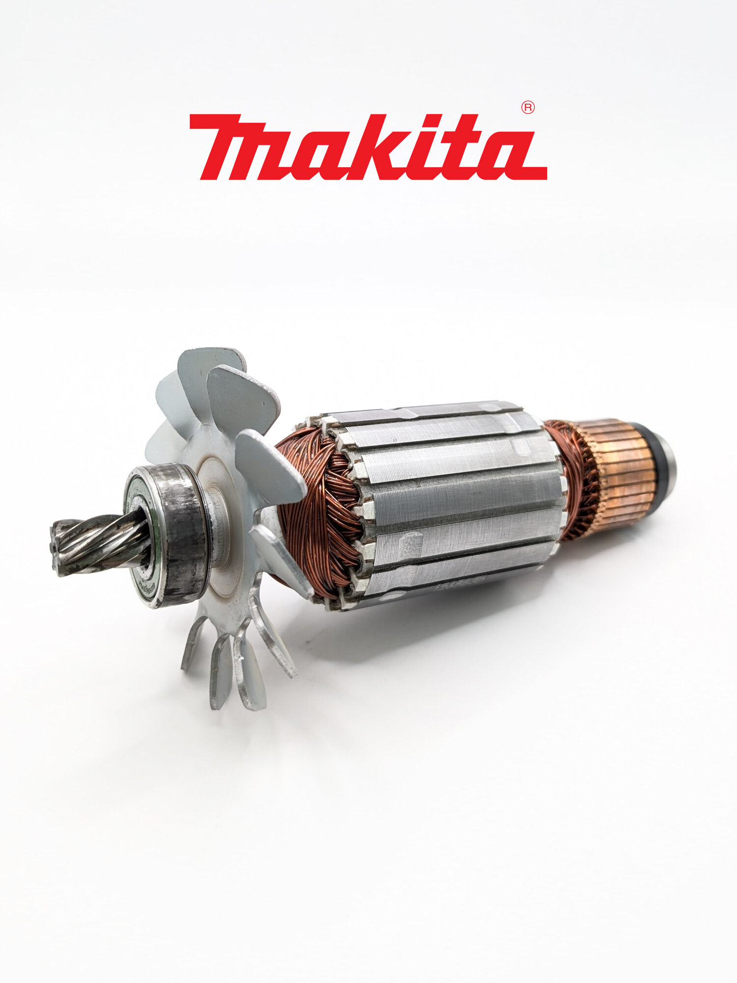 Ротор (Якорь) в сборе Makita для отрезной пилы 2414EN/2414NB/2414B, 510240-7, оригинал