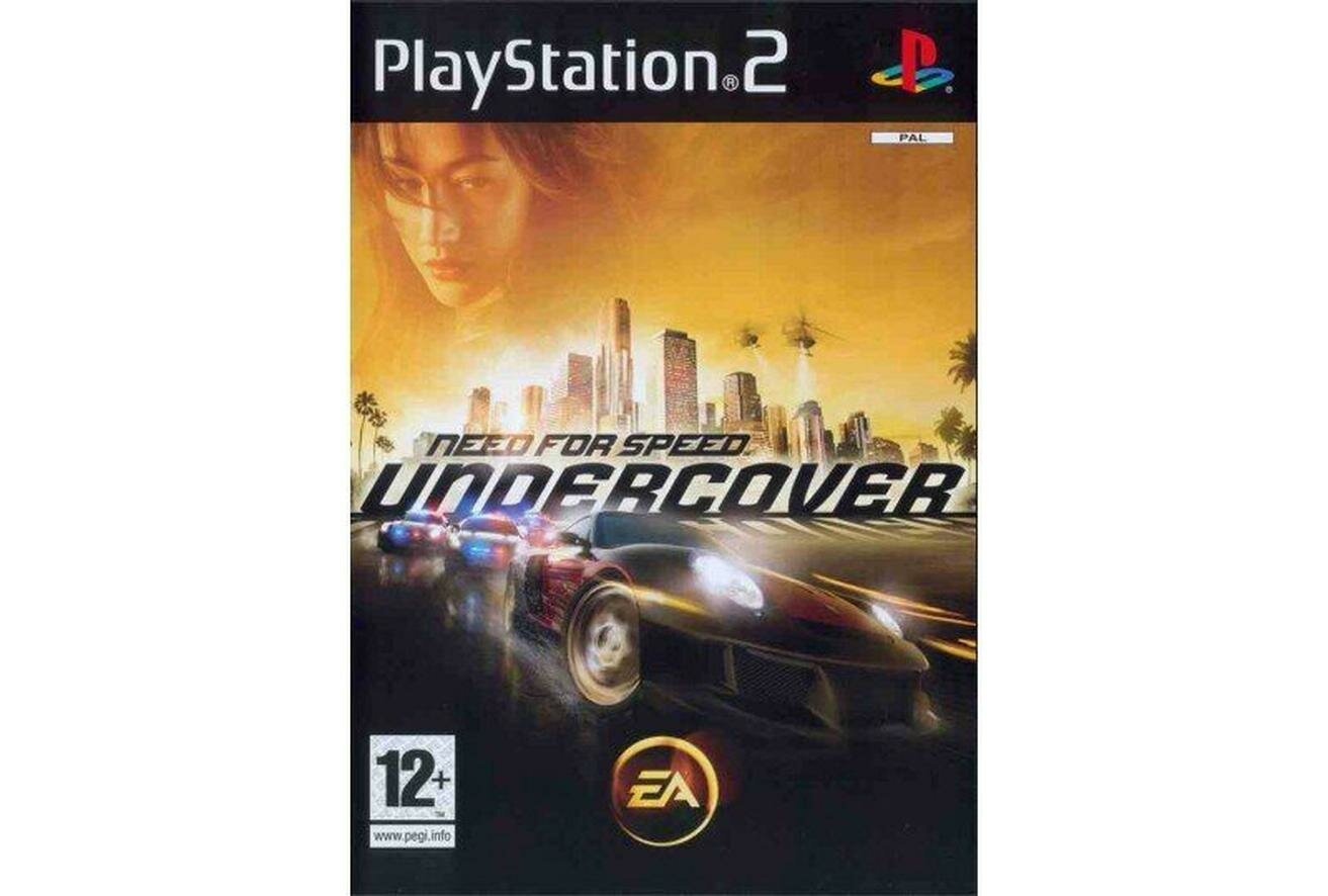 Диск с игрой Nfs Undercover на PlayStation 2 прошитую