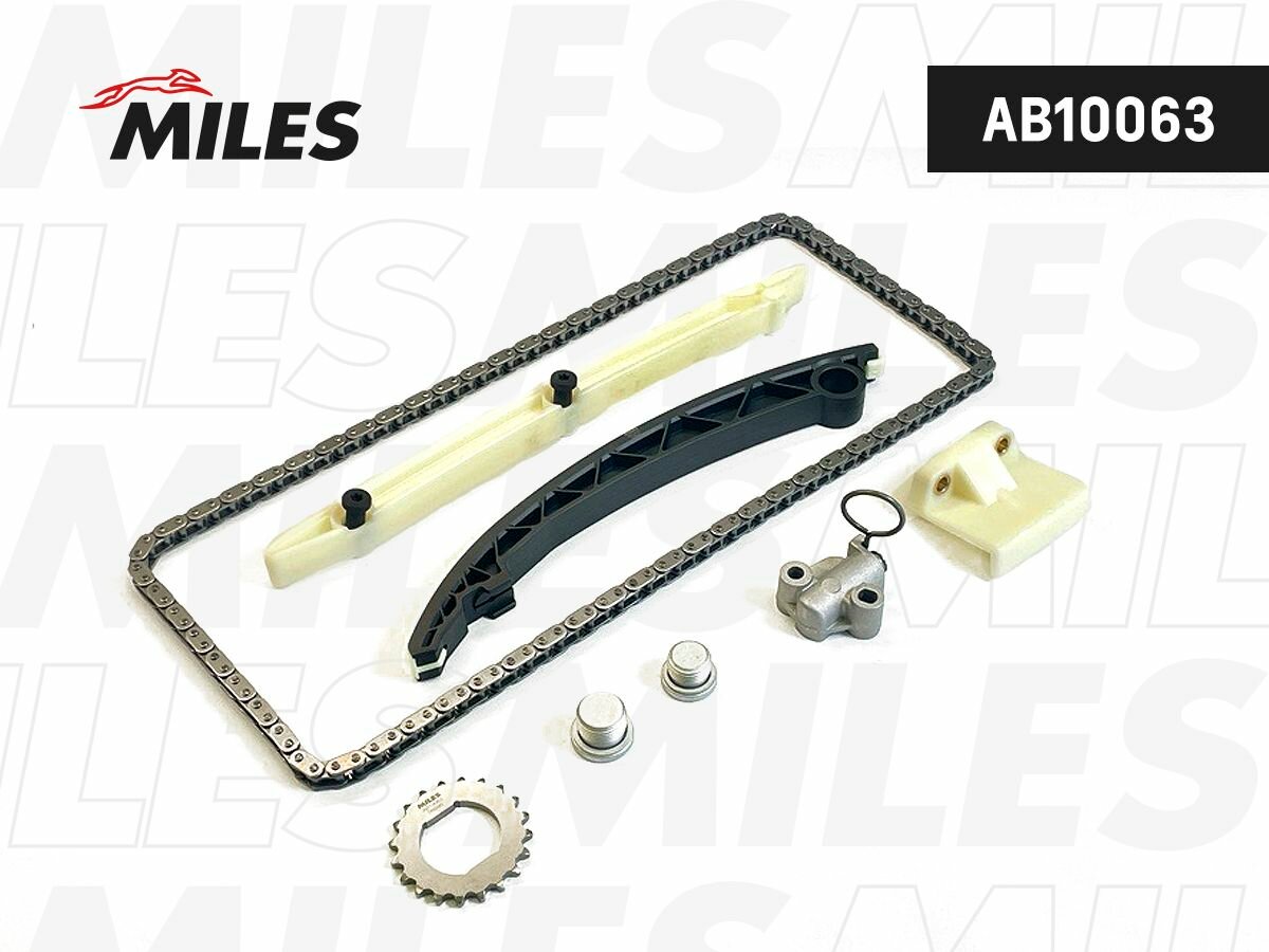 MILES Комплект цепи ГРМ OPEL ASTRA J/ MOKKA 1.4T 04- co звездочками