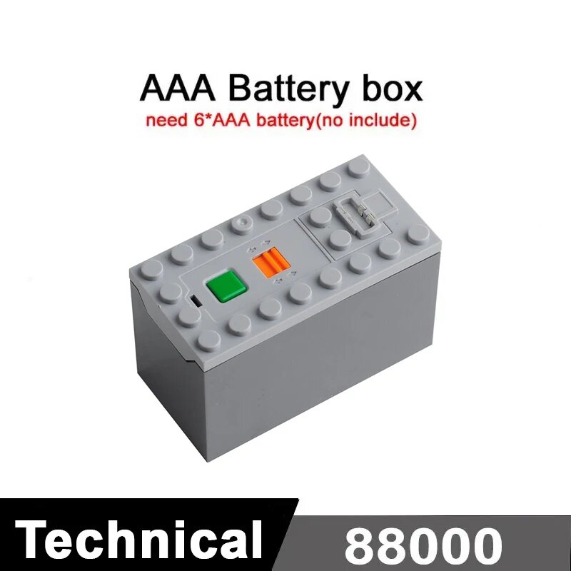 MOC Электрический Конструктор Поезда 7 battery box
