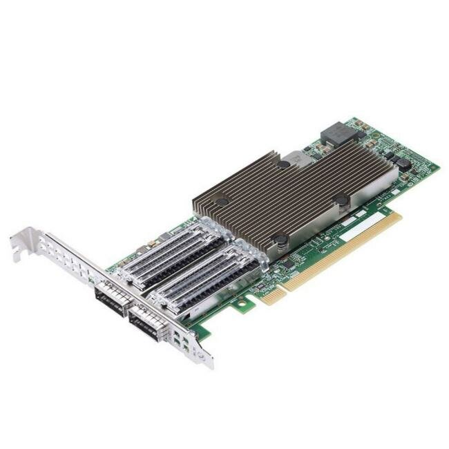 Broadcom P2100G Dual-Port 100 Gb/s Ethernet Network Adapter PCI-Ex16 (2QSFP56 100Gbps)