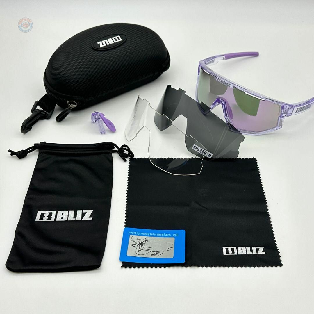 Велосипедные очки Bliz Fusion 2 с поляризацией и защитой UV400 для спорта и активного отдыха