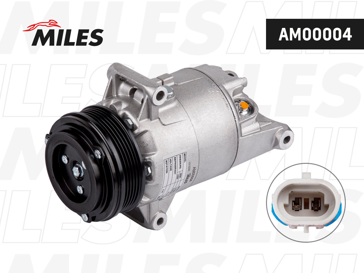 Компрессор кондиционера, для Опель Астра G, Мерива, Зафира A арт AM00004