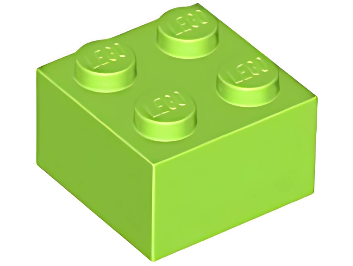 Деталь LEGO Кирпич LEGO Brick 2 x 2 3003 (6223, 35275) Lime U