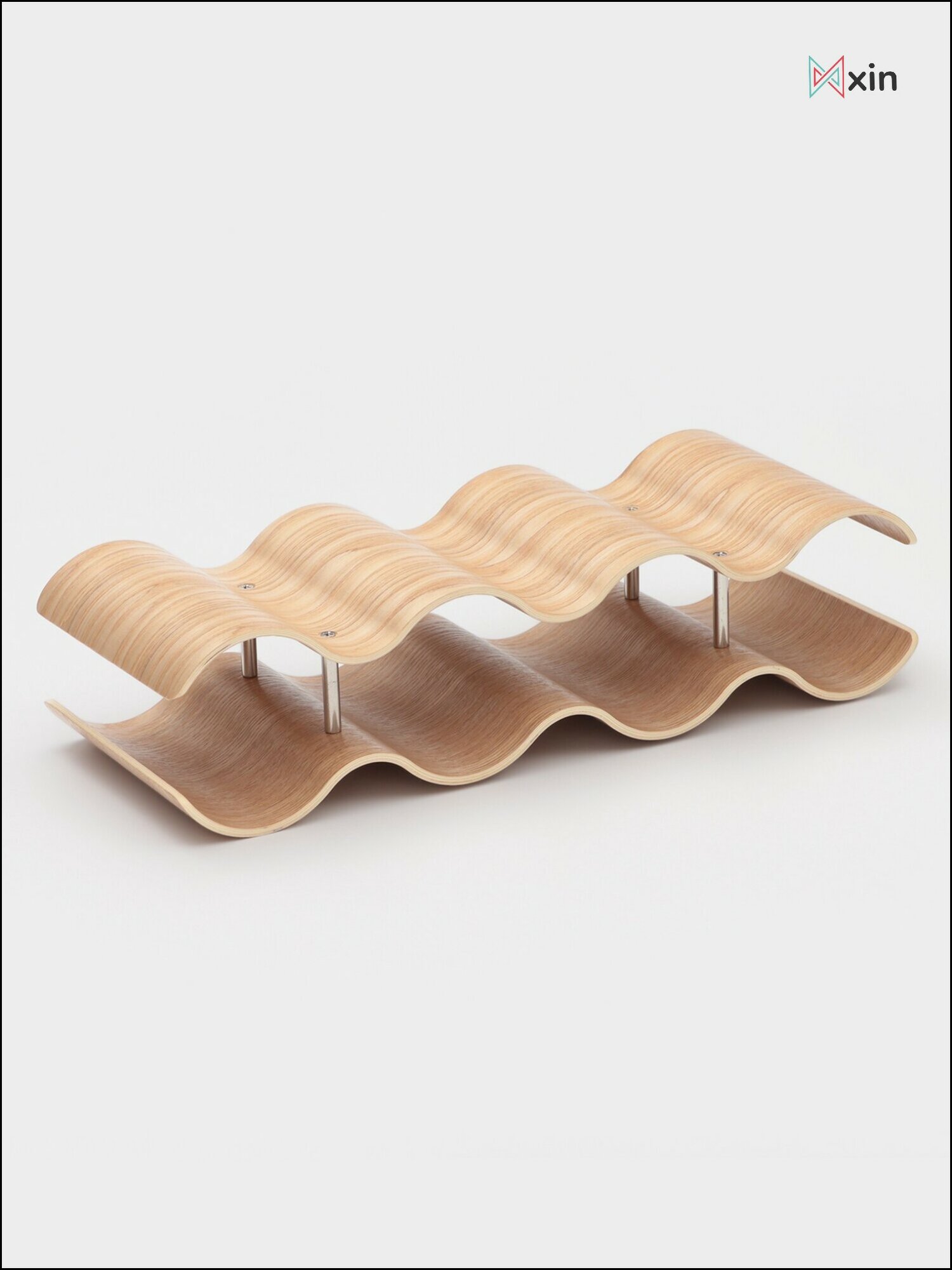 Подставка для вина Magistro "Джоел", складная, 7 бутылок, цвет желтый