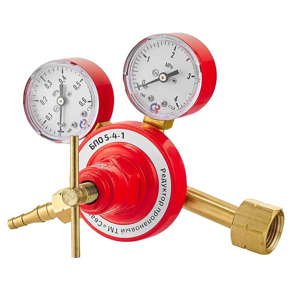 Сварог Редуктор пропановый БПО 5-4-1 (два манометра: 0,6/0,3 - 4/2,5Мпа) 101768