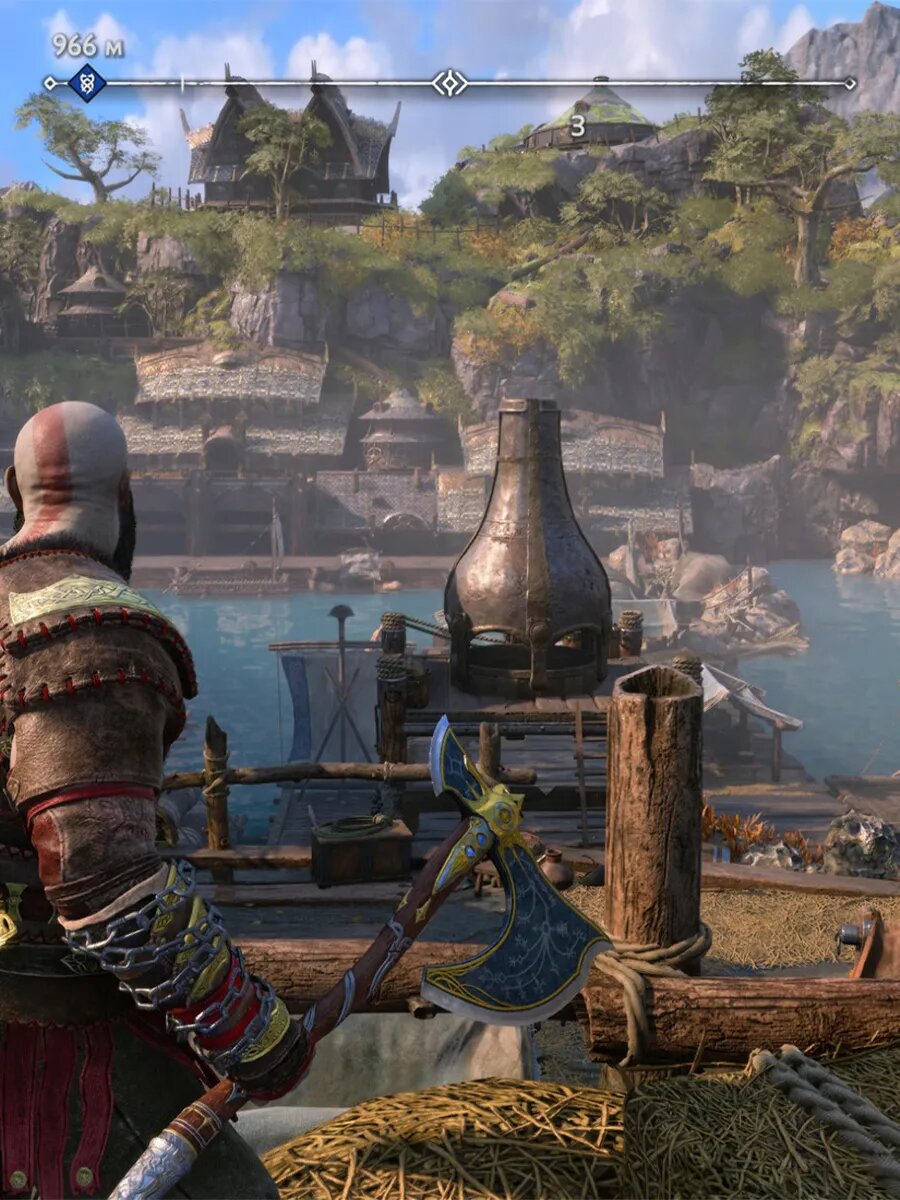 Игра God of War Ragnarok, для PlayStation 4, русское издание, на диске