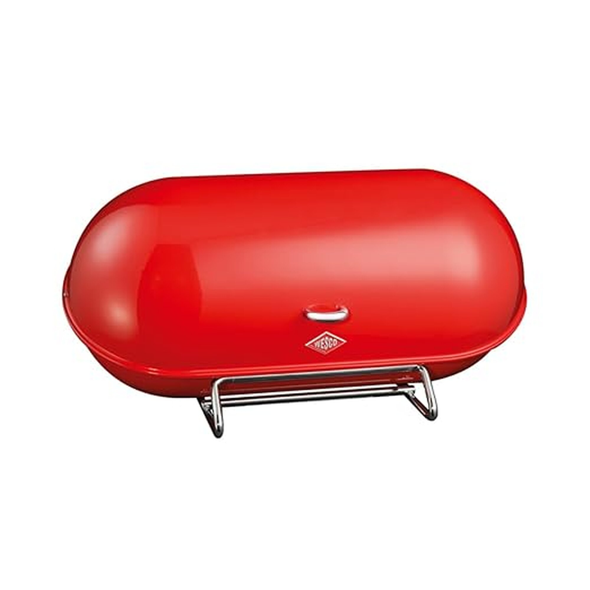Хлебница WESCO Breadboy металлическая красного цвета 44,3 см х 23 см х 21 см