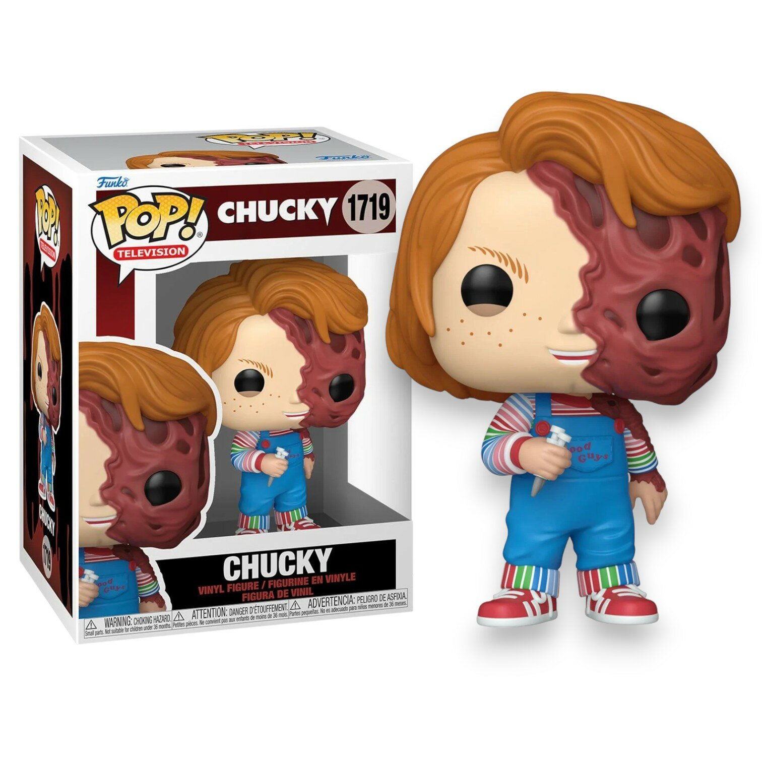 Фигурка Чаки мордастый из сериала "Чаки" от Funko Pop! 1719, коллекционная, оригинал