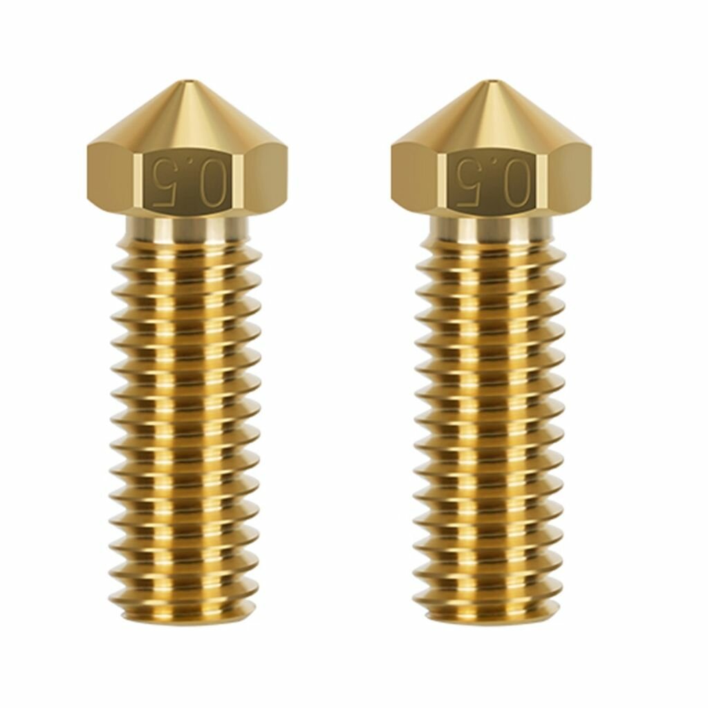 2 насадки для 3D-принтера E3D V6 volcano hot end-0,5 мм