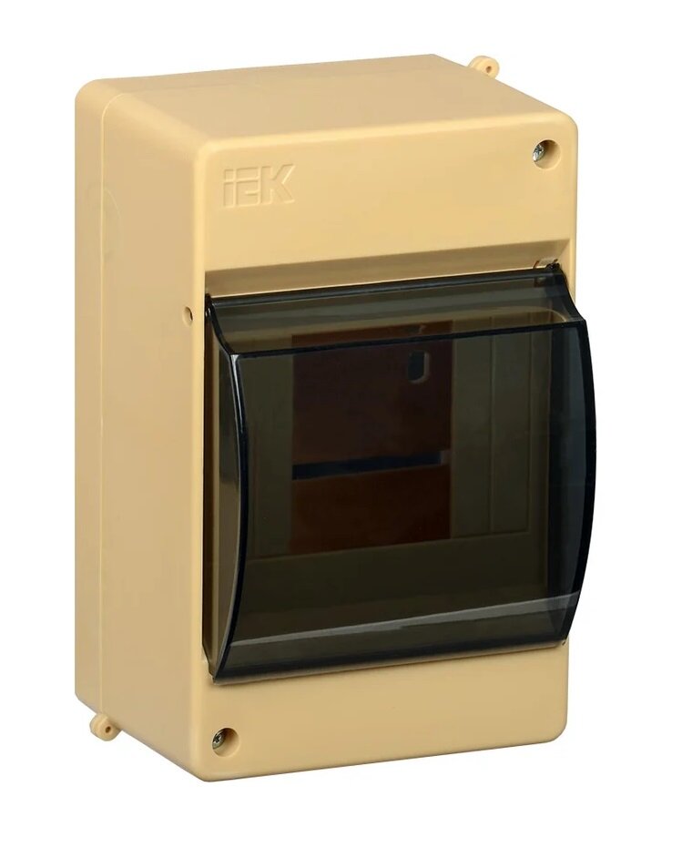 Коробка IEK KREPTA 3 Корпус пластиковый КМПн 2/4 IP30 сосна MKP42-N-04-30-12-S ЛОТ 2 шт