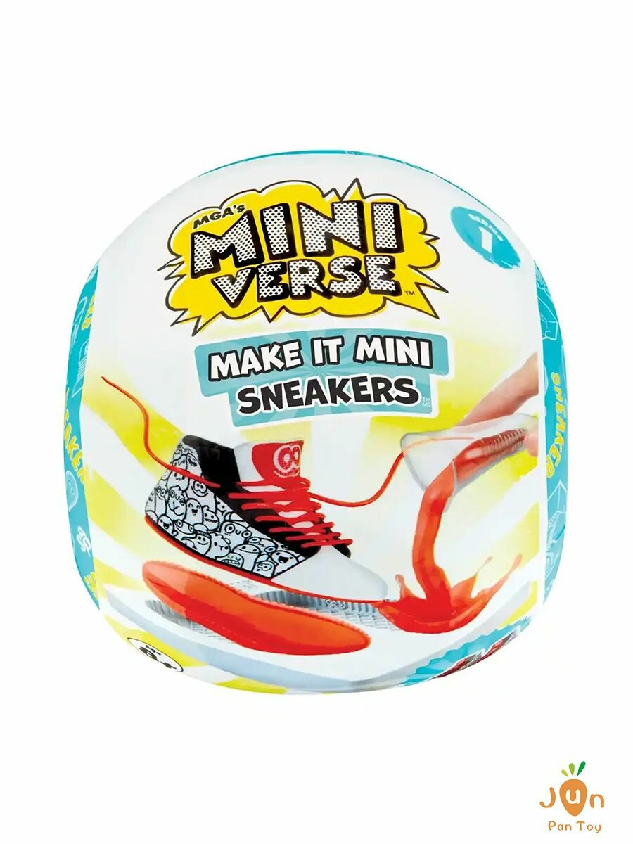 MGA's Miniverse Make It Mini Sneakers / Детская игрушка сюрприз с загадочной моделью спортивной обуви, подходит для детей от 8 лет и старше