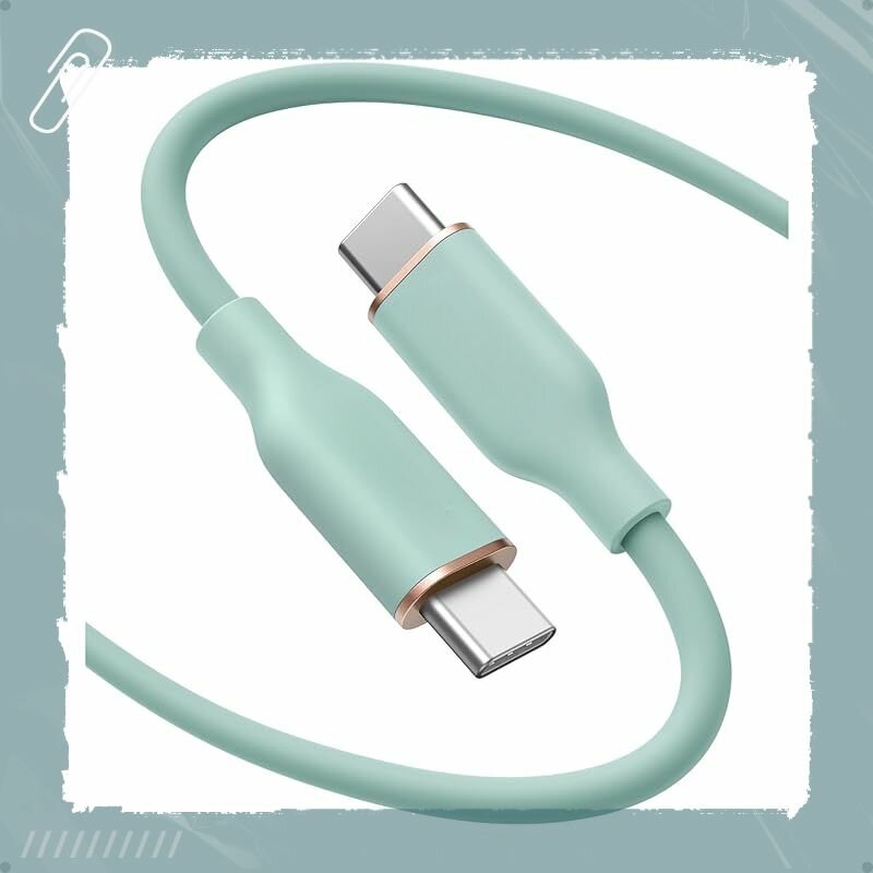 Кабель Anker 240W, двойной Type-C, для быстрой зарядки ноутбуков, Apple iPhone 15/15 Pro, смартфонов Android, планшетов