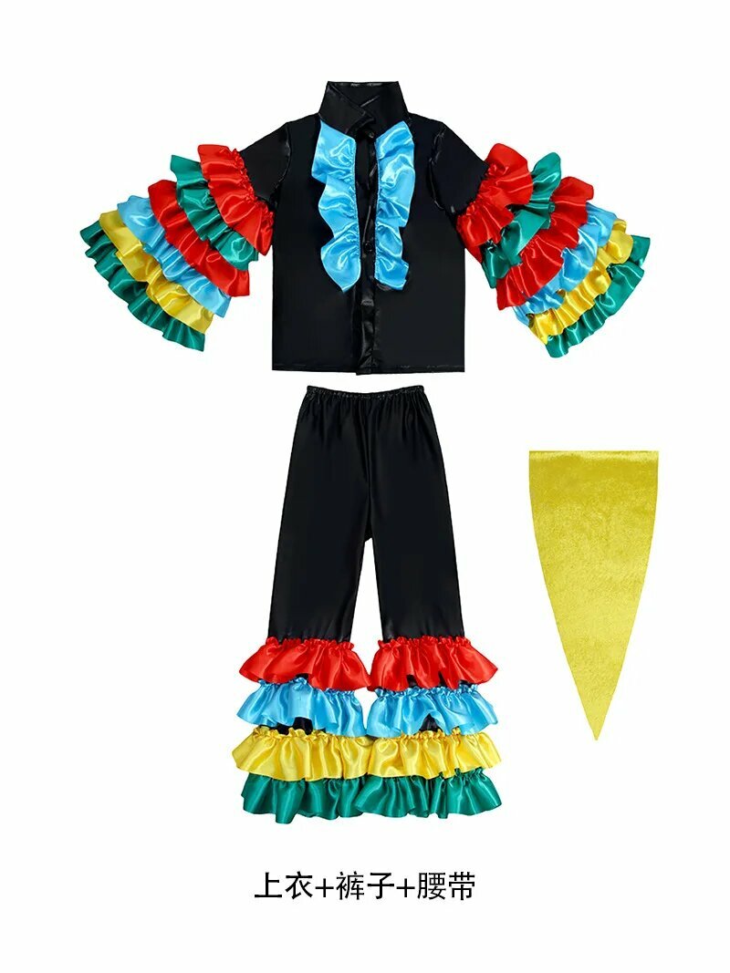 Карнавальный костюм бразильской танцовщицы для детей M(height 115-125cm), boys
