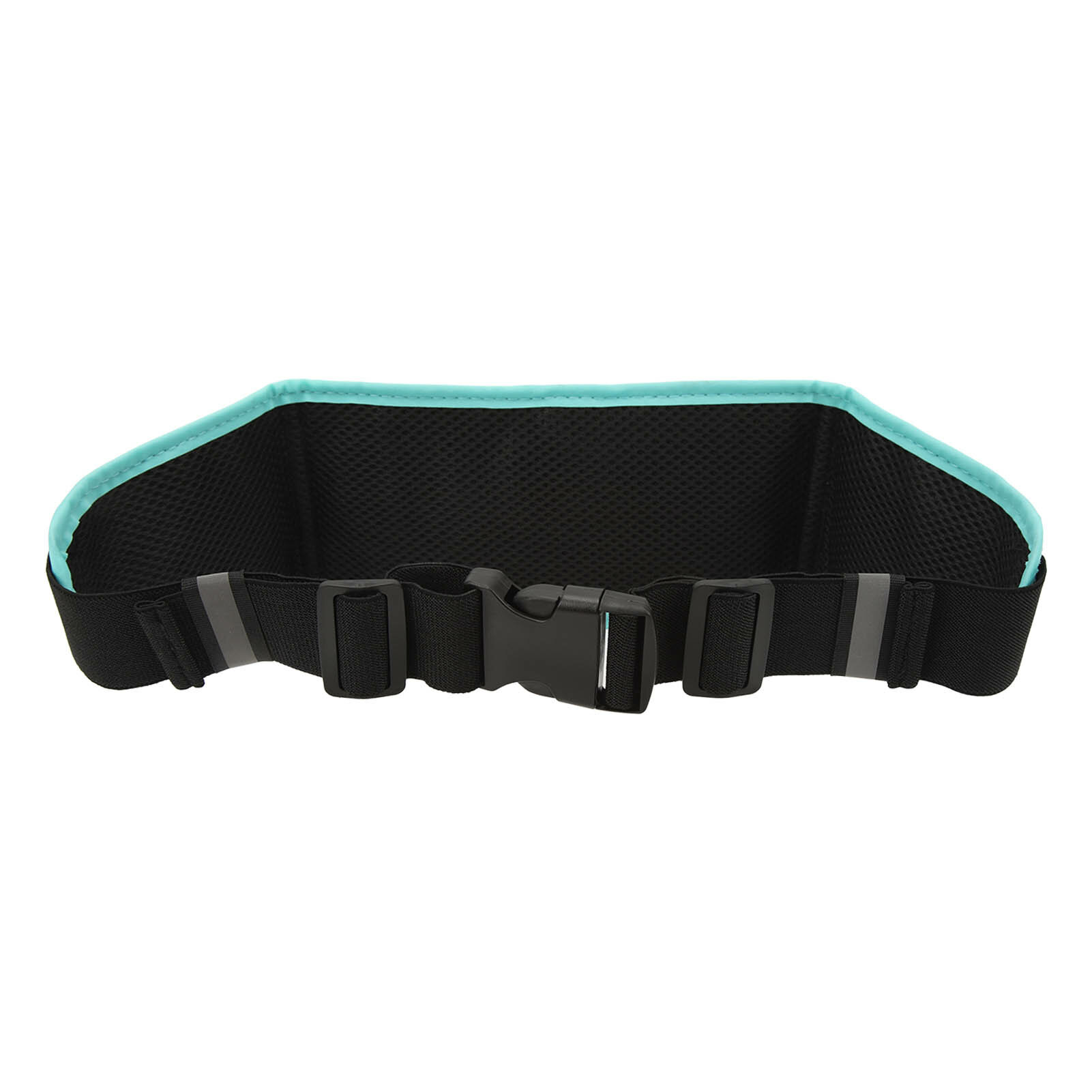 Пояс для бега большой емкости с несколькими карманами, регулируемый размер, водонепроницаемая мини-сумка на пояс для бега с отверстием для наушников Небесно-голубой