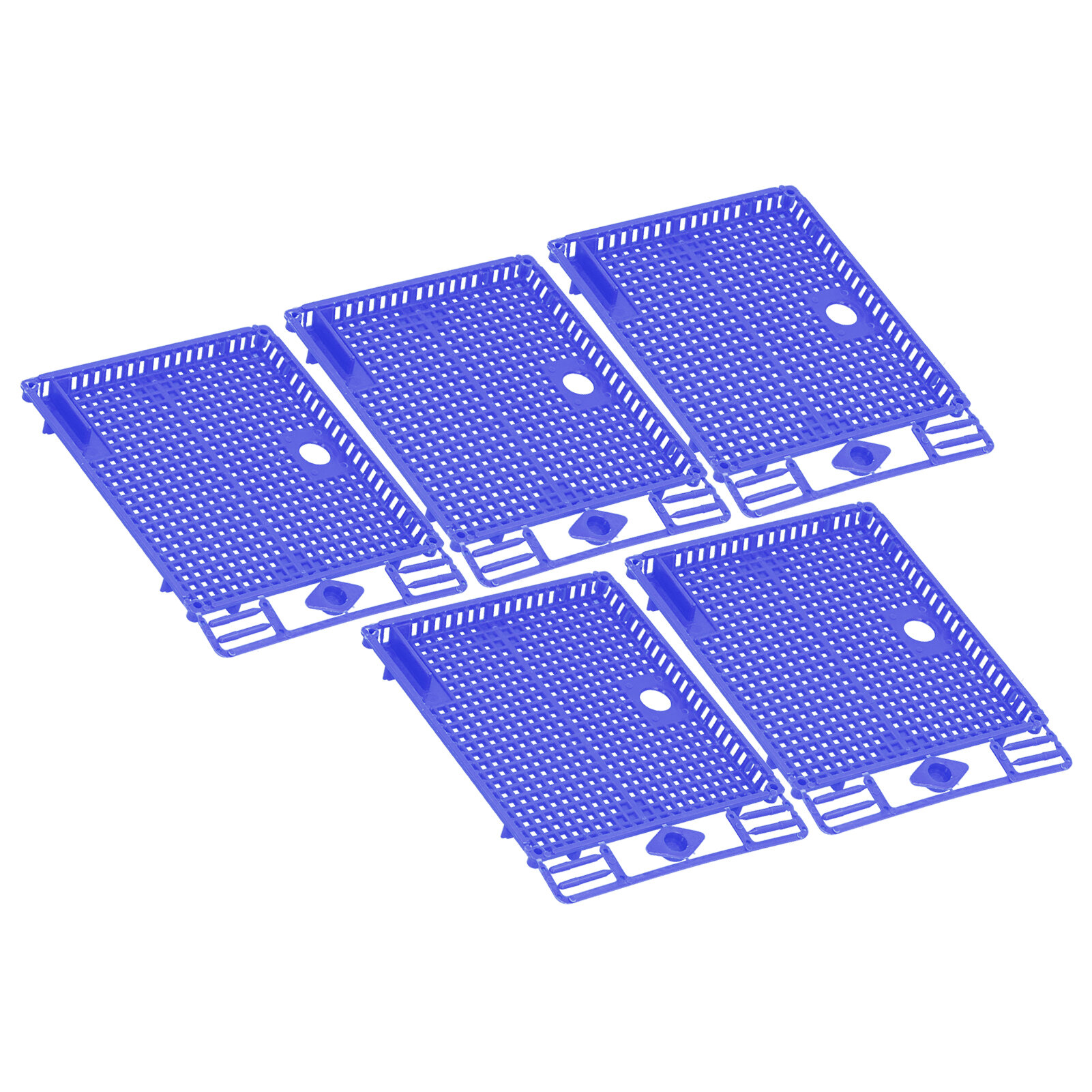5 шт. многоразовый изолятор для пчелиной матки портативная клетка для пчеловодства инструменты синий