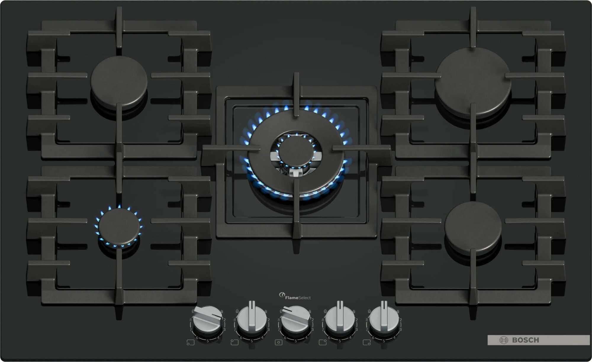 Встраиваемая газовая варочная панель Bosch PPQ7A6I45