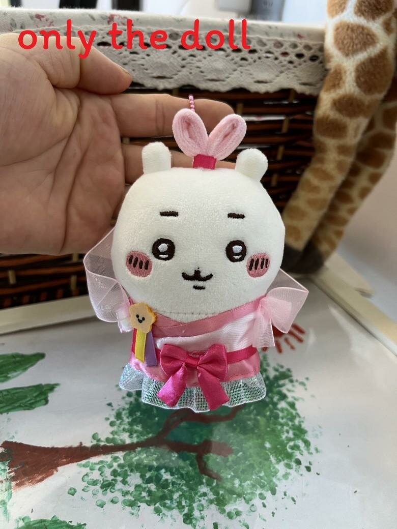Чиикава хачиware усаги мягкая игрушка с коровьим и ткачевым дизайном для подростка подарок и брелок для сумки гаи