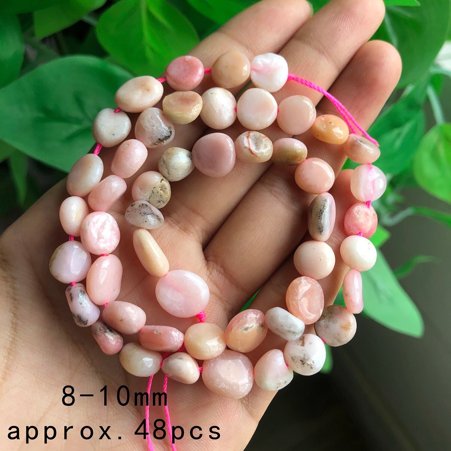 Бусины из розового опала NPCXSZ 6-12 мм Розовый, Style-7