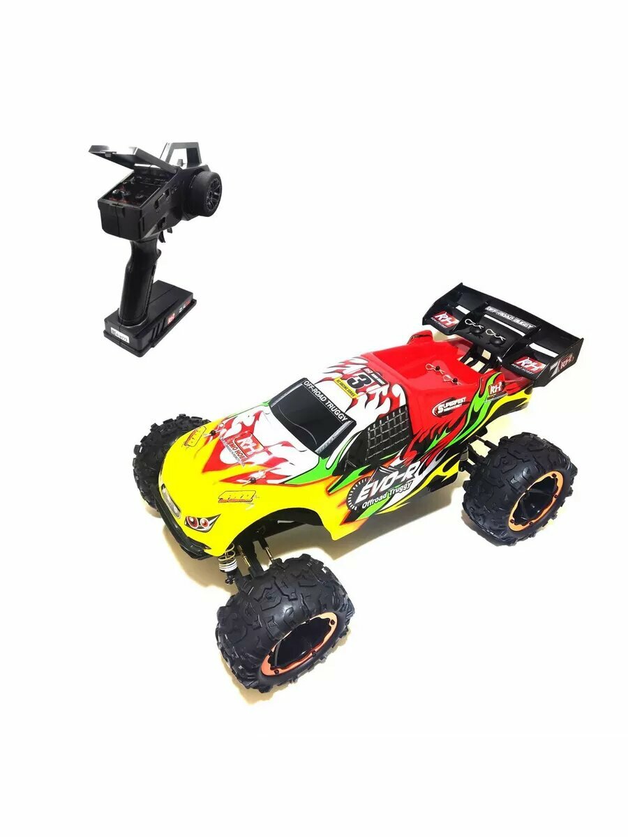 Радиоуправляемая машинка Remo Hobby EVO-R, Масштаб 1:8, влагозащищенная, с аккумуляторами и зарядкой, RH8062 Red