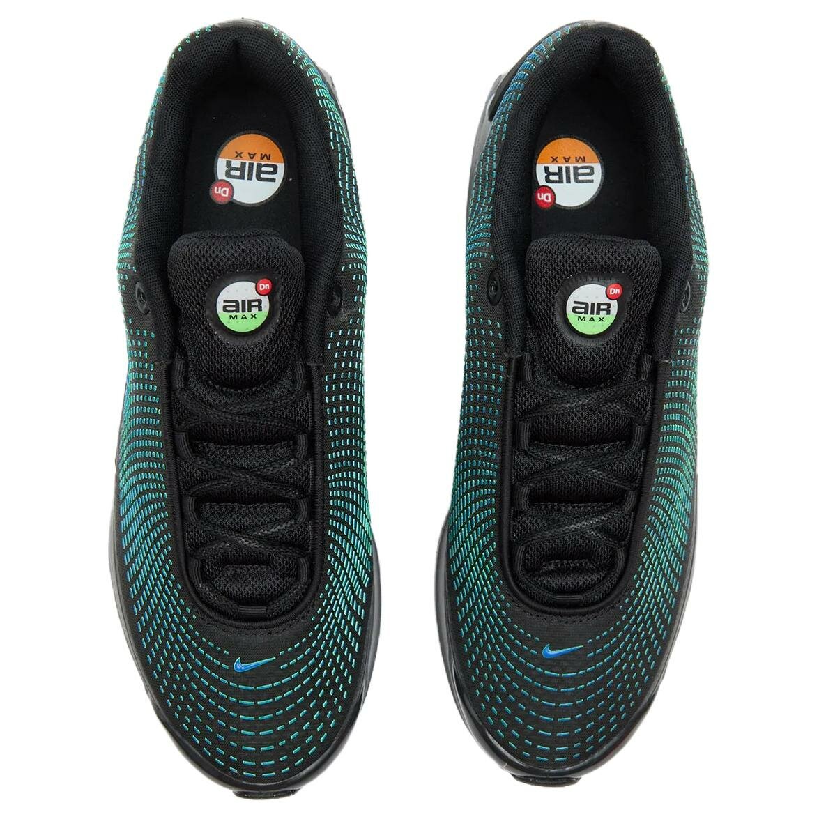 Кеды NIKE Air Max DN, размер 43 EU, белый, черный, зеленый — фото 1