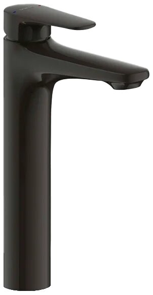 Смеситель для раковины Bravat Source Black F1173218BW-A9-ENG черный, глянцевый, кран для ванной в раковину, из латуни, рычажный, с керамическим картриджем