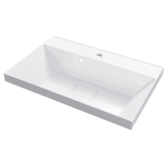 Мебельная раковина Uperwood Classic New 70 глянцевая белая